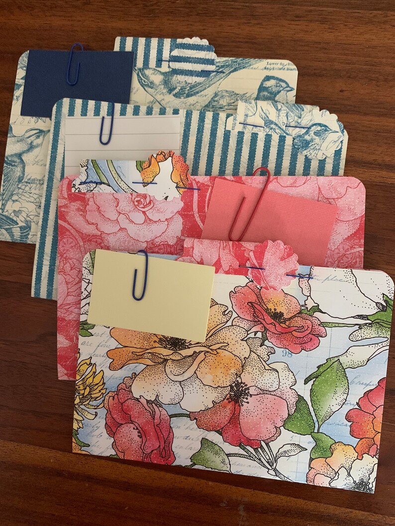 Birdwatching Mini File Folders Mini File Folders File - Etsy