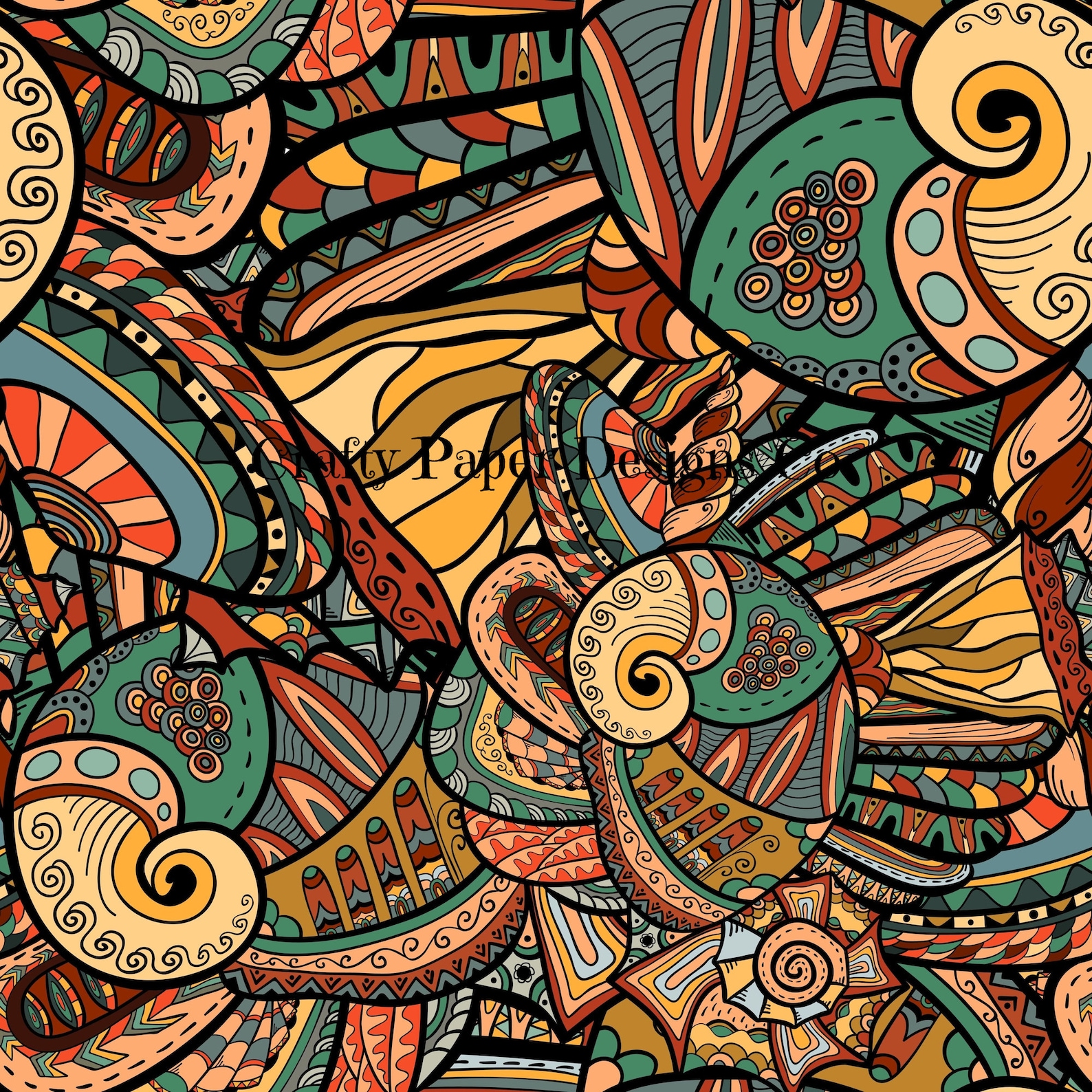 Colorful Patterns 1 Digital Paper Digital Paper Patterned - Etsy