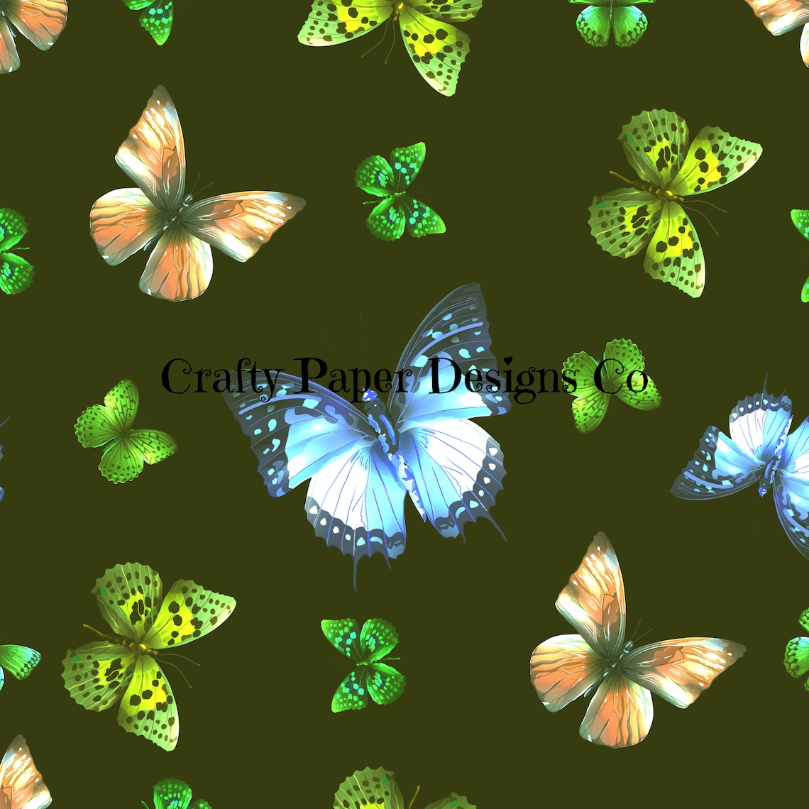 Butterflies Digital Paper Digital Paper Butterflies Paper - Etsy