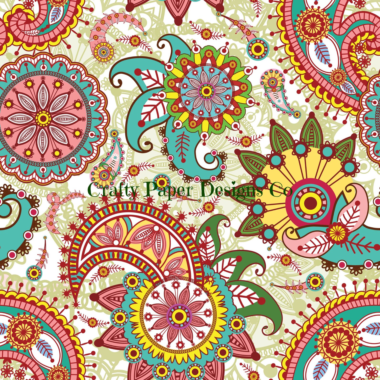 Colorful Patterns 1 Digital Paper Digital Paper Patterned - Etsy