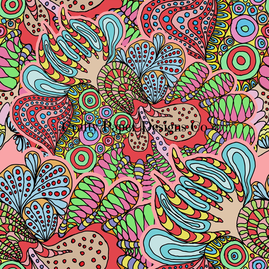 Colorful Patterns 1 Digital Paper Digital Paper Patterned - Etsy