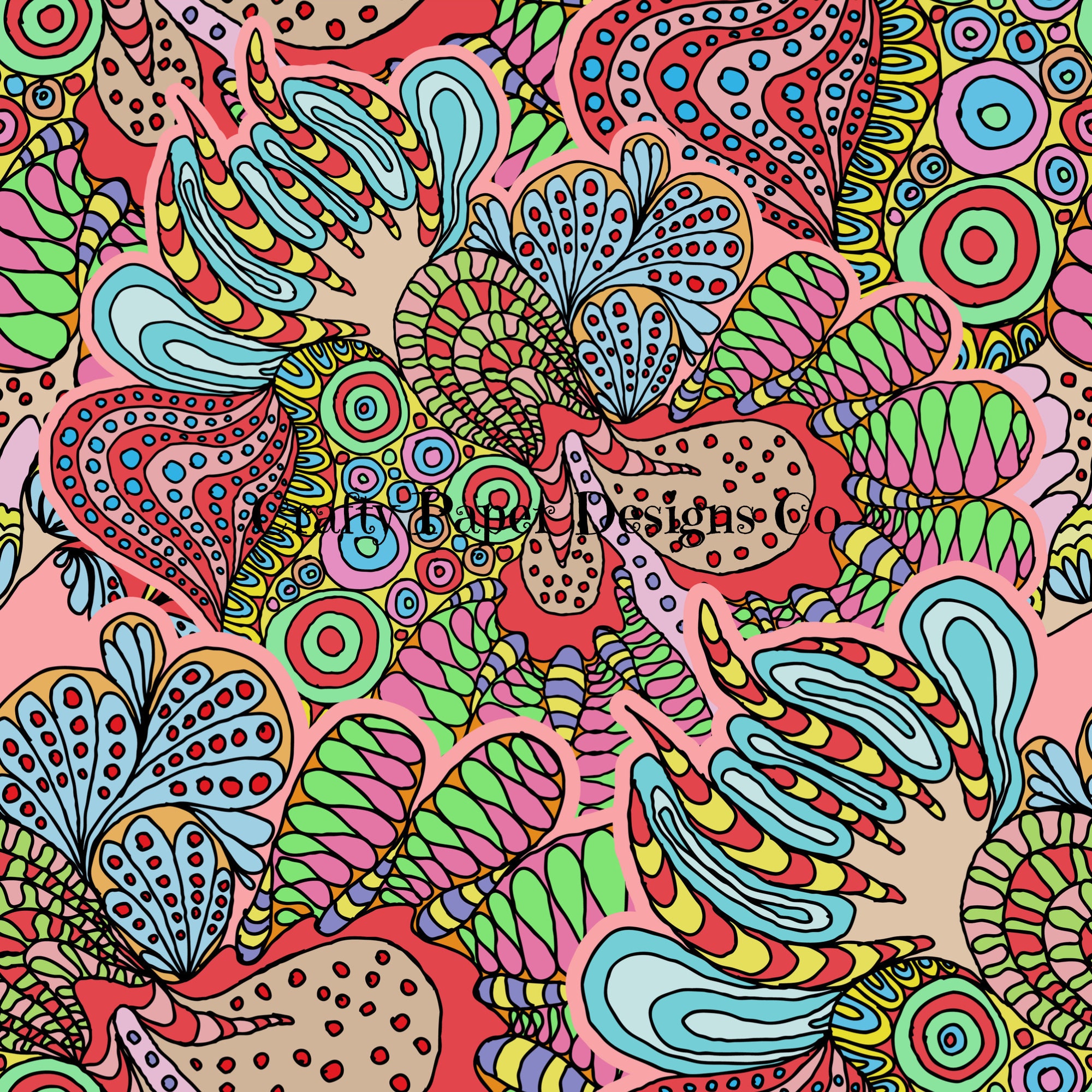 Colorful Patterns 1 Digital Paper Digital Paper Patterned - Etsy