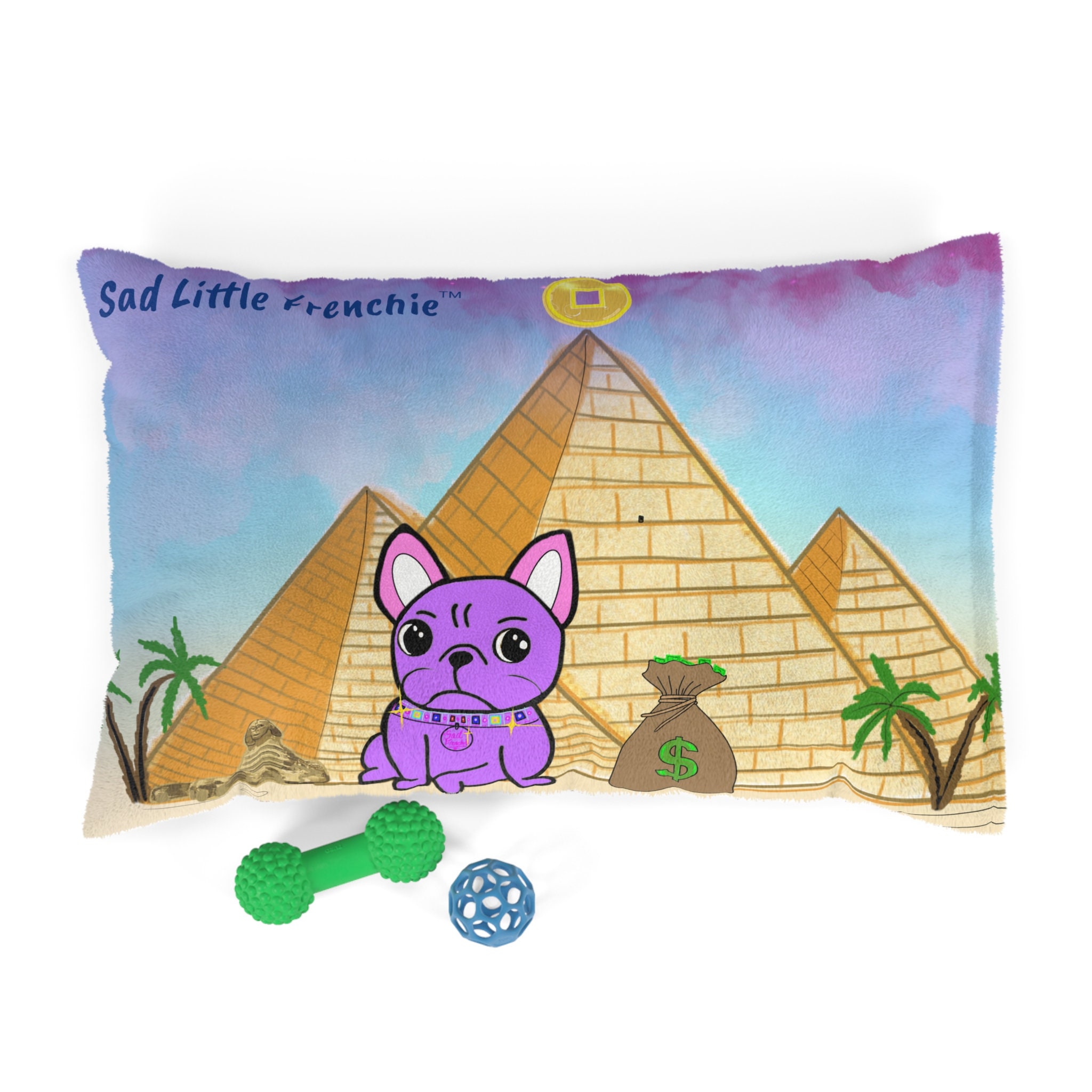 Pet Bed Pyramids of Giza Sad Little Frenchie French Bulldog - Etsy