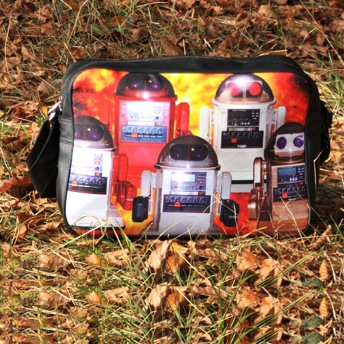 Shoulder Bag Robot Retro Shoulder Bag - Etsy