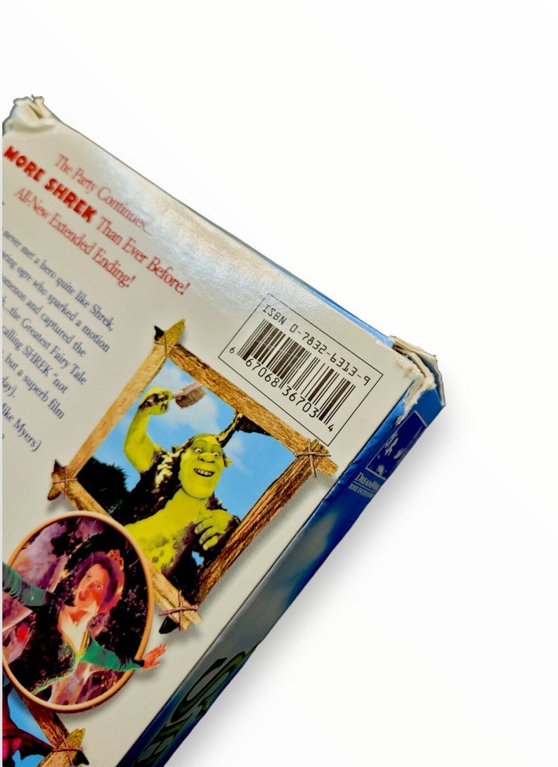 Shrek VHS 2001 dreamworks Home Entertainment - Etsy