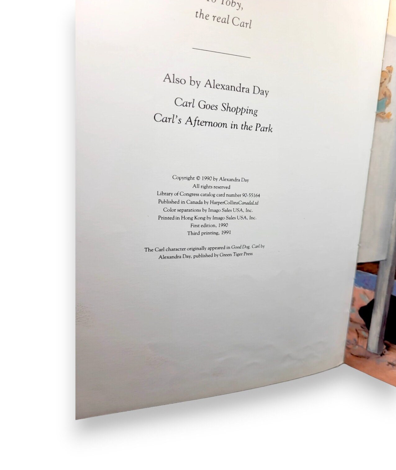 Carl's Christmas by Alexandra Day 1991 - Etsy