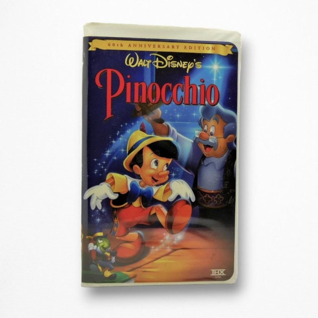 Pinocchio VHS 1999 60th Anniversary Edition - Etsy