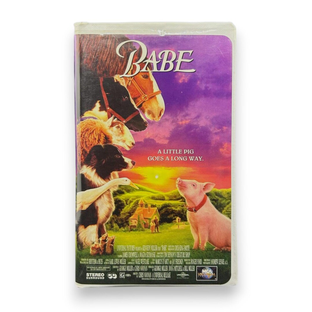 Babe VHS 1995 (MCA Universal Home Studio) - Etsy