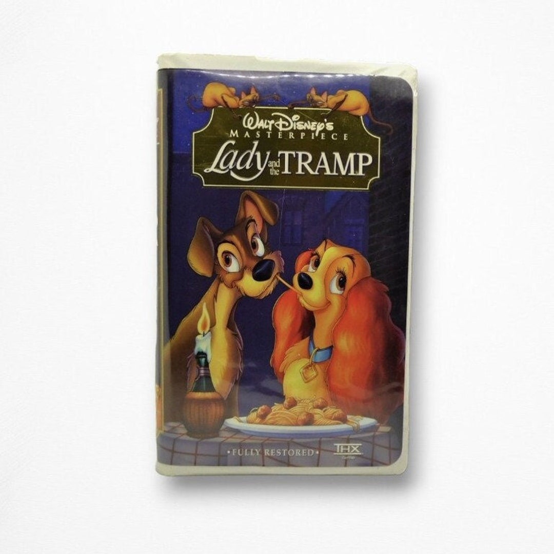 Lady and the Tramp VHS 1998 masterpiece Collection - Etsy