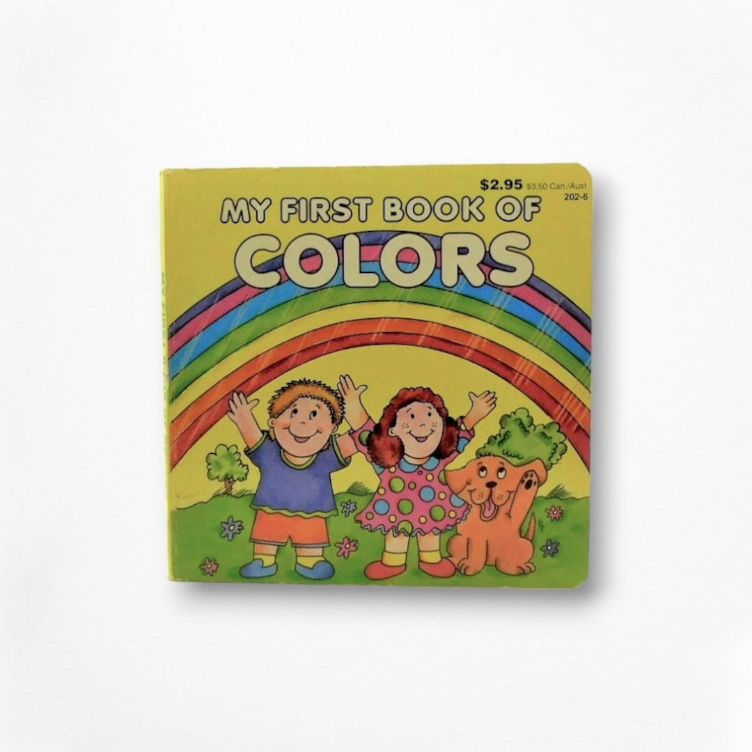 My First Book of Colors 1994 (board Books) - Etsy