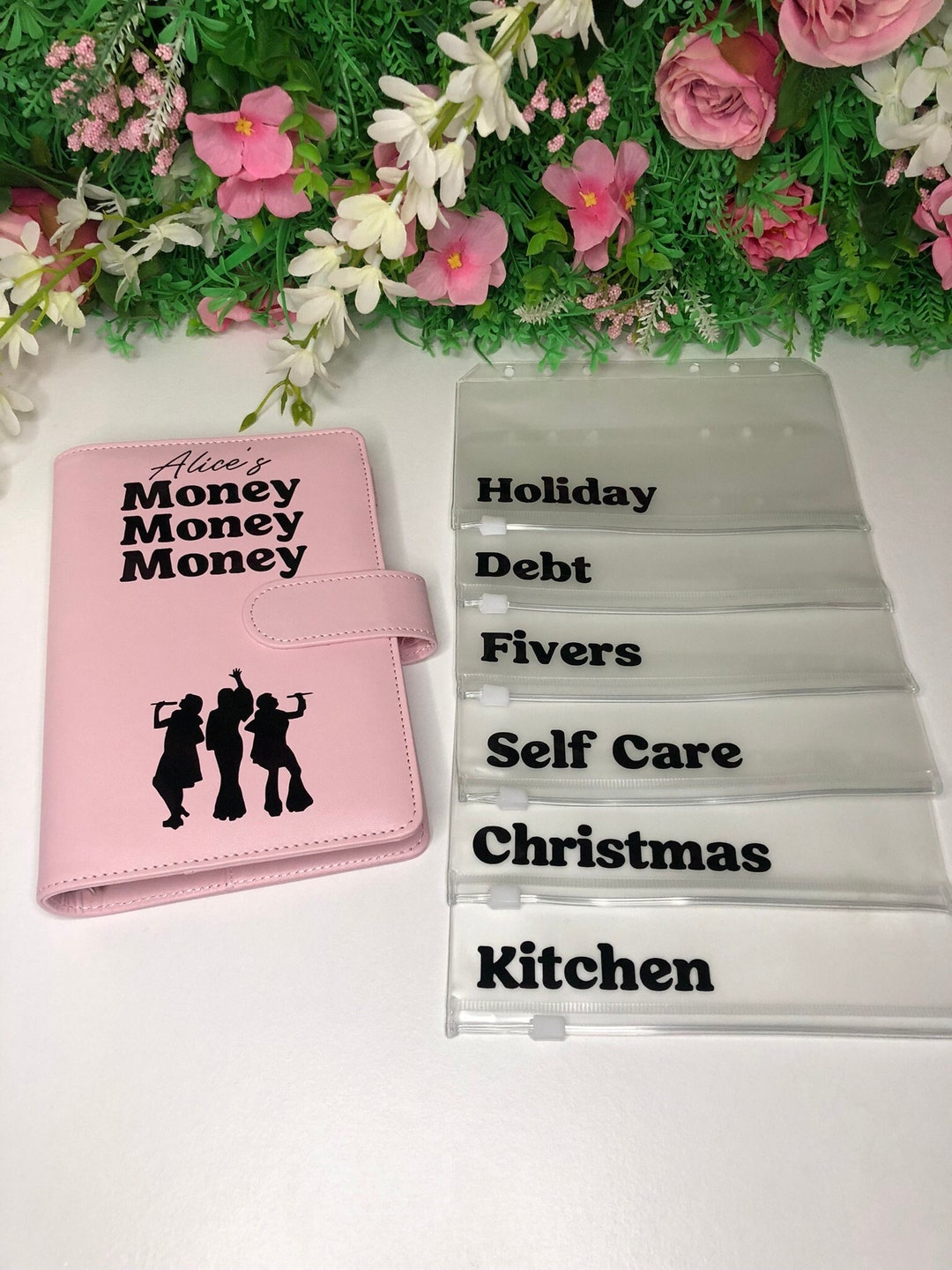 Pink Mamma Mia Abba Inspired Personalised A6 Savings Binder / Budget ...