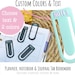 Customizable Large Page Marker Bookmark Tabs for Planners, Notebooks ...