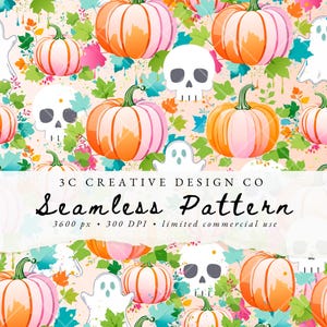 Halloween Candy Corn, Background, Seamless Repeat Floral Pattern ...