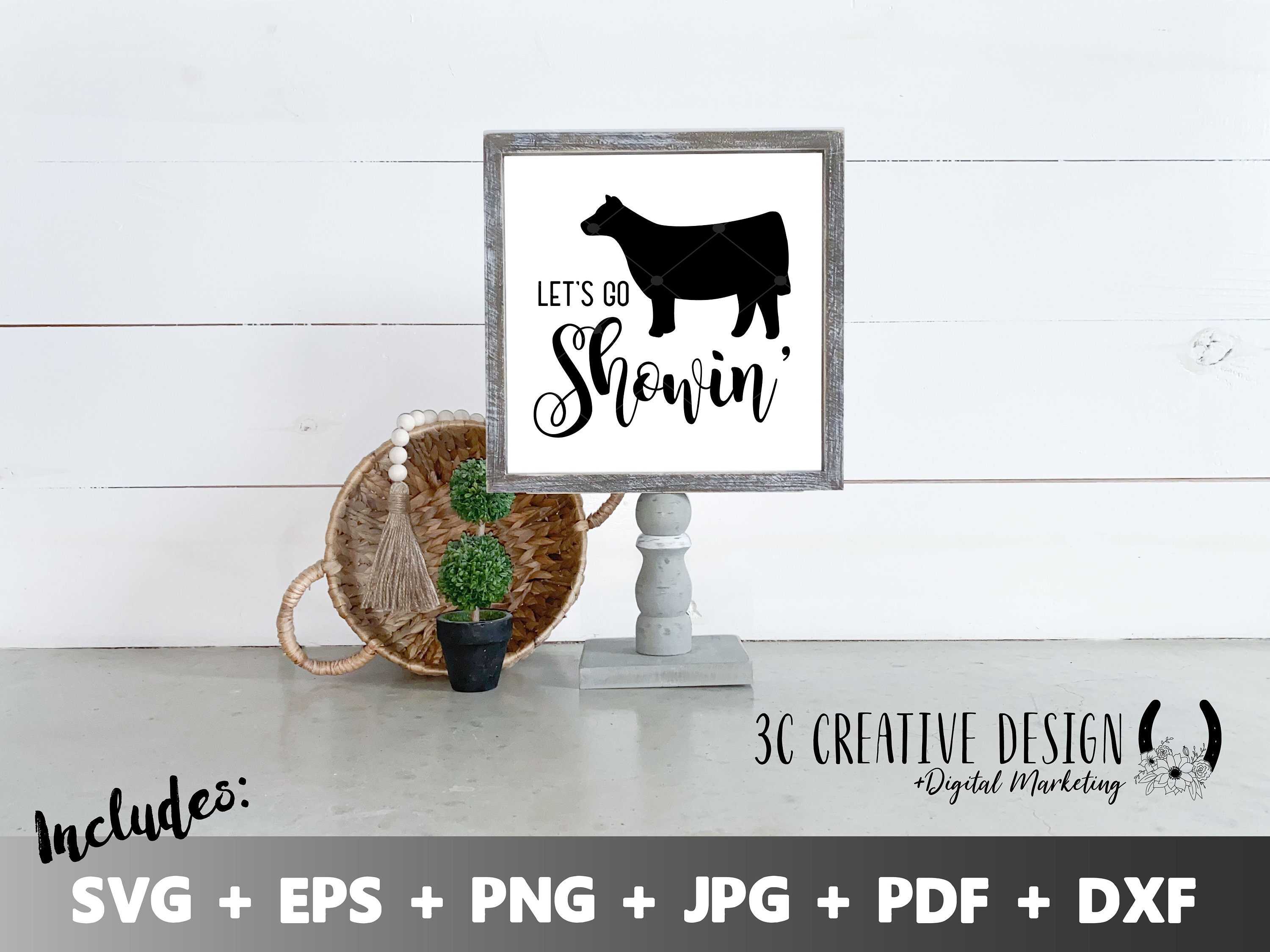 Show Cattle Tshirt Design Clipart for Cricut or Silhouette SVG PNG EPS ...
