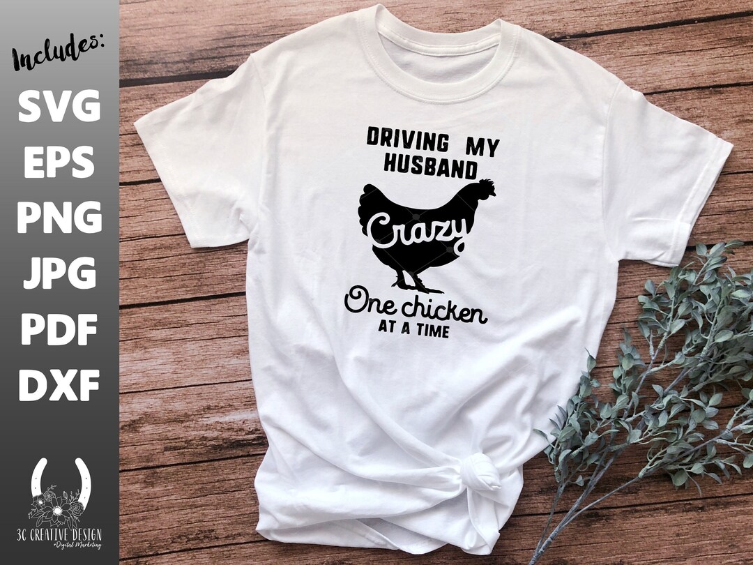 Chicken Lady Tshirt Design Clipart for Cricut or Silhouette SVG PNG EPS ...