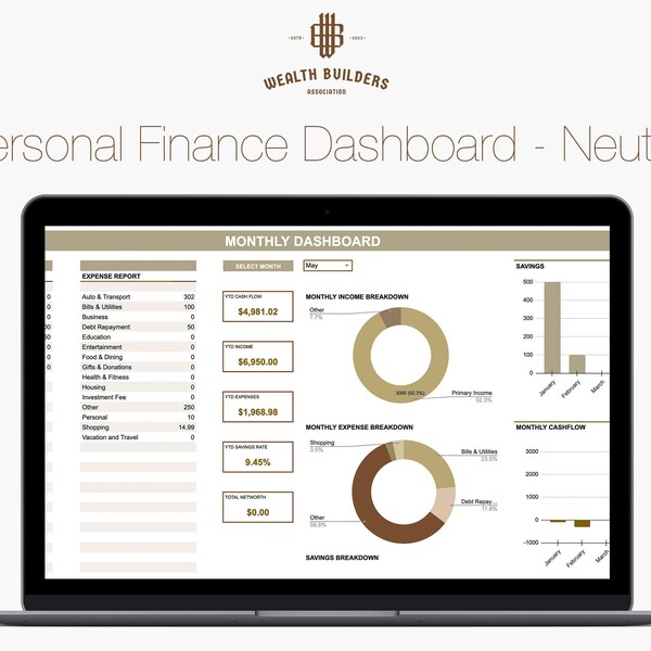 Wealth Dashboard - Etsy
