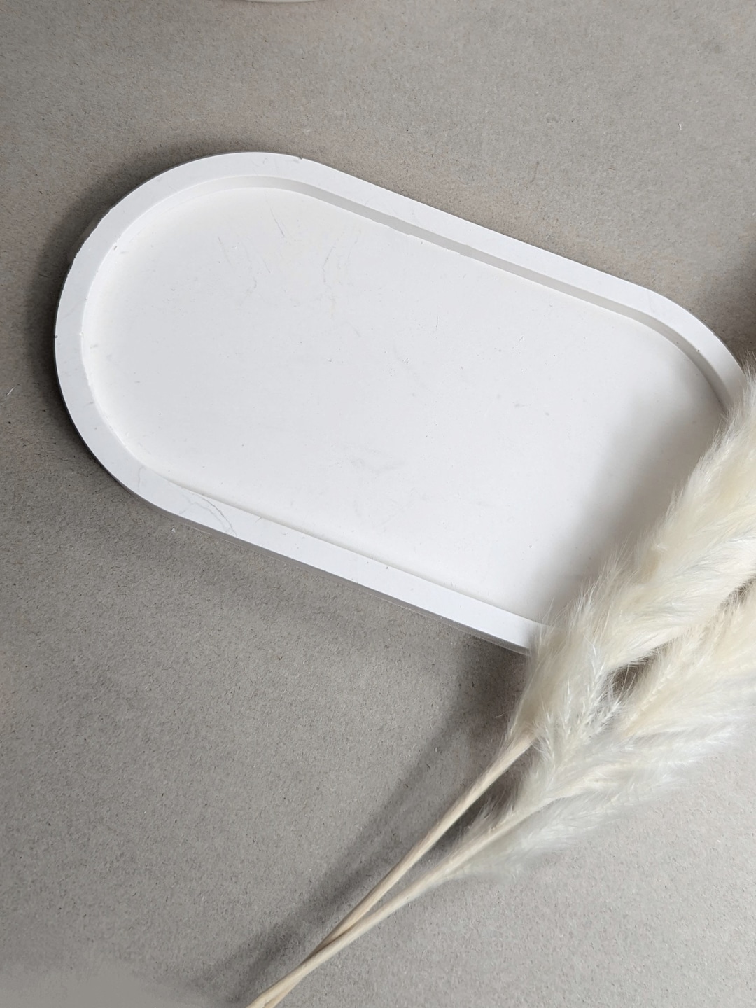 Minimalist White Stone Tray - Etsy