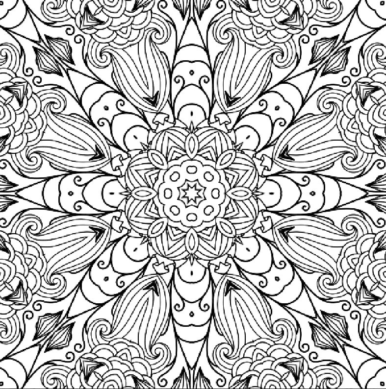 Adult Coloring Pages Option 2 [digital Download] - Etsy