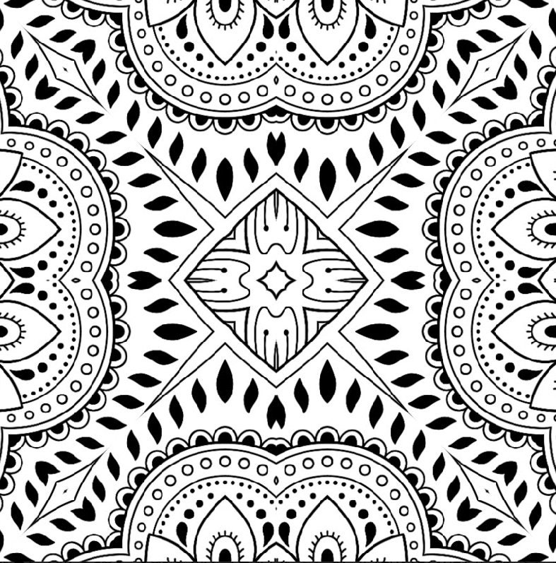 Adult Coloring Pages Option 2 [digital Download] - Etsy