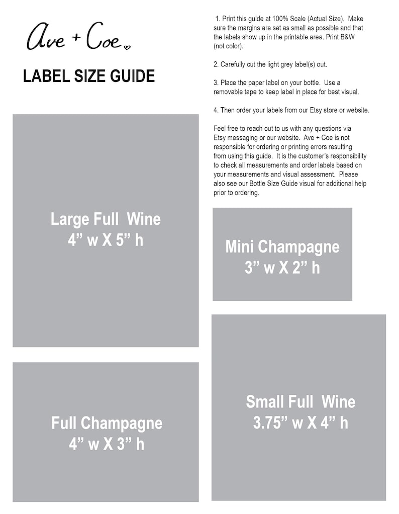 Custom Anniversary Wedding Wine and Champagne Bottle Labels - Label ...