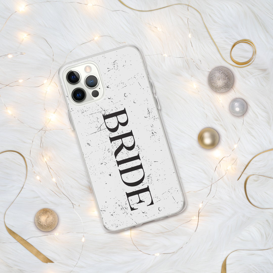 Bride Iphone® Case With Custom Background Print - Engagement Wedding ...