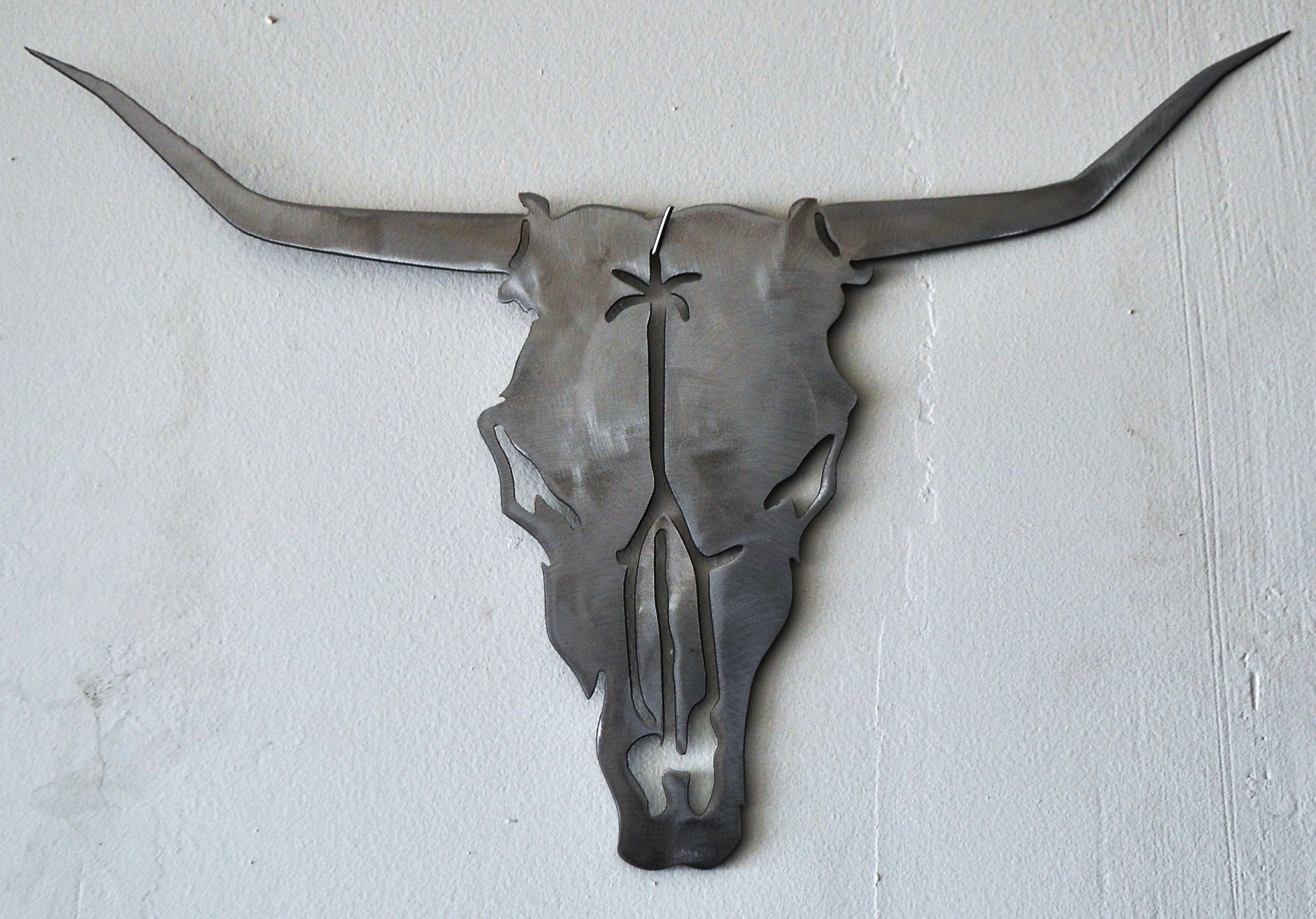 Steel Longhorn Skull - Etsy
