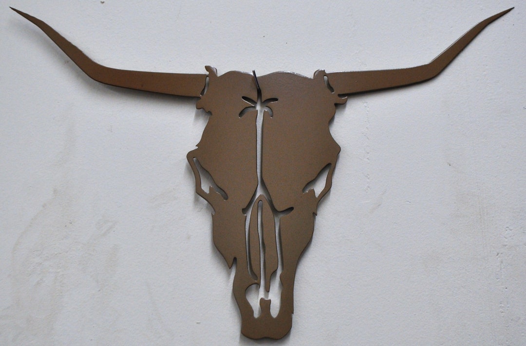 Steel Longhorn Skull - Etsy