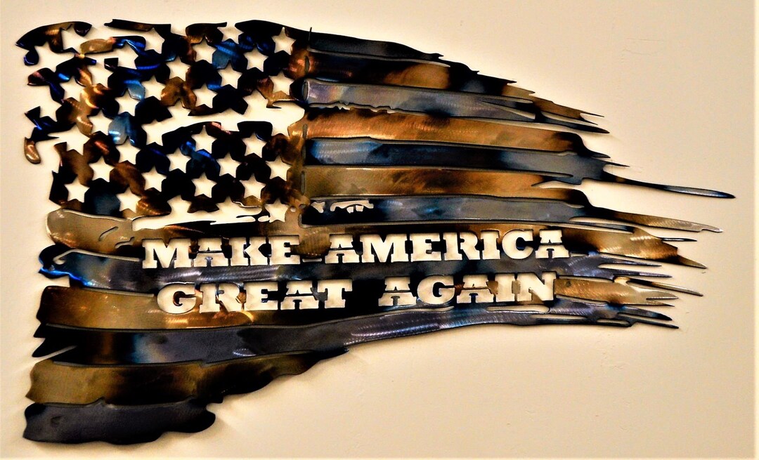 Political American Flags, Choice of 3 Slogans - Etsy