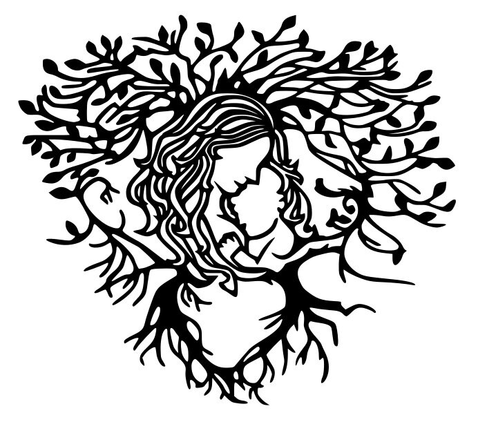 Mother and Child Tree of Life - Etsy