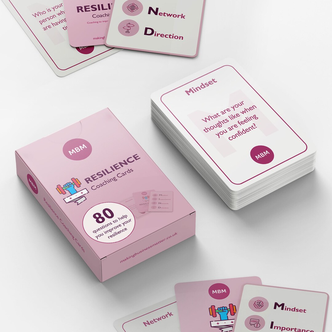 MBM 80 Resilience Coaching Cards/flash Cards/oracle Cards. to Improve ...