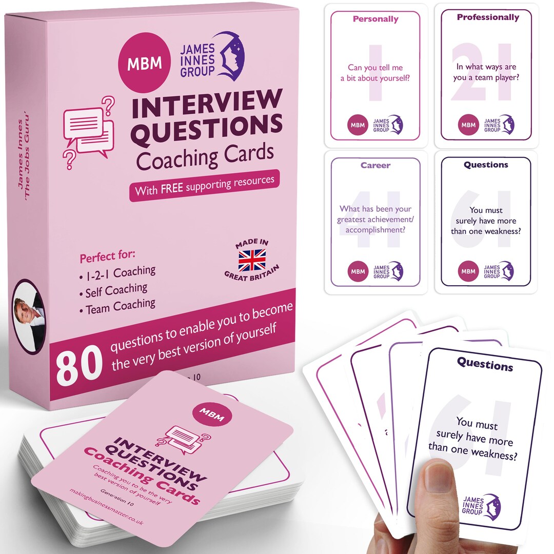 MBM 80 Interview Coaching Cards: Flash Cards, Emotion Cards ...