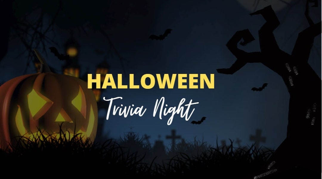 HALLOWEEN VIRTUAL TRIVIA Night - Halloween Trivia - Zoom Trivia ...