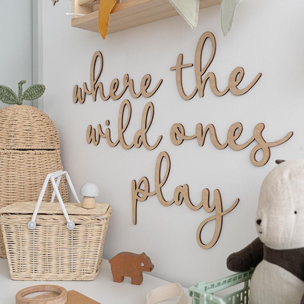 Wild One Laser Sign - Etsy UK