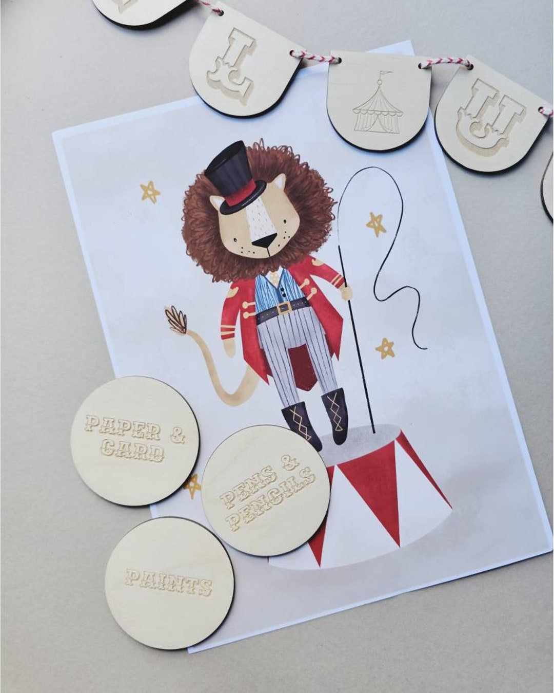 Circus Toy Storage Labels Circus Theme Storage Labels - Etsy