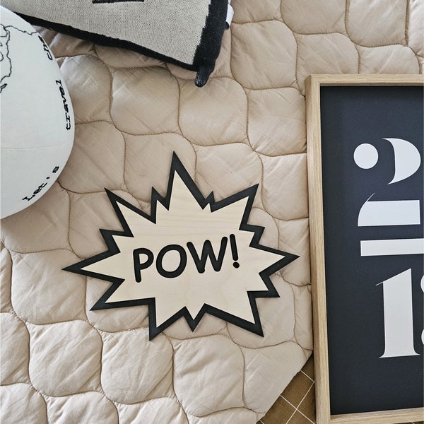 Pow Sign - Etsy UK