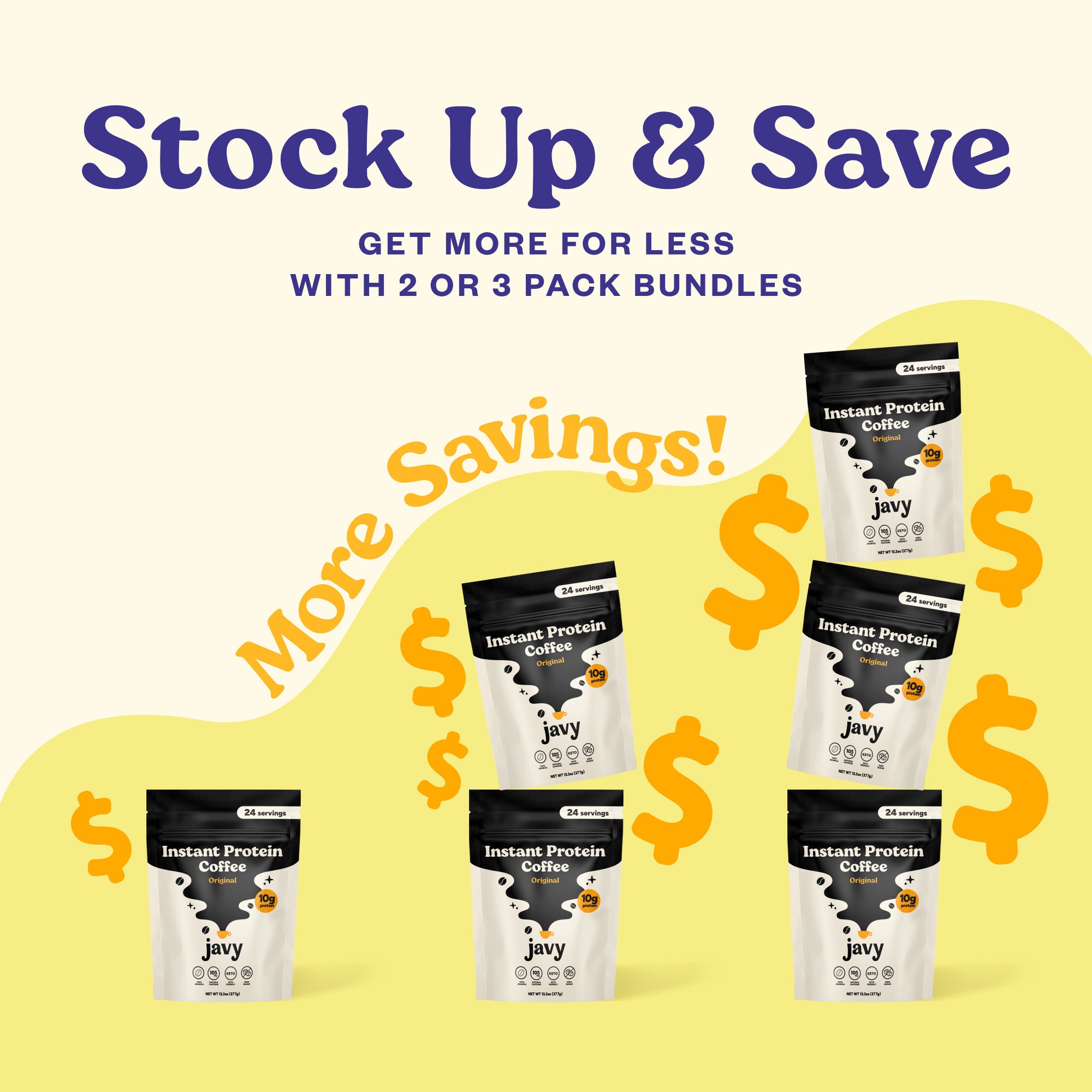 Javy Instant Coffee High Protein Powder, Iced Coffee, Protein Drinks ...