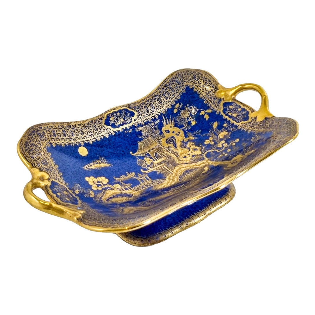 Antique Art Deco Wilton Ware Centrepiece Two-handled Oblong Bowl, AG ...