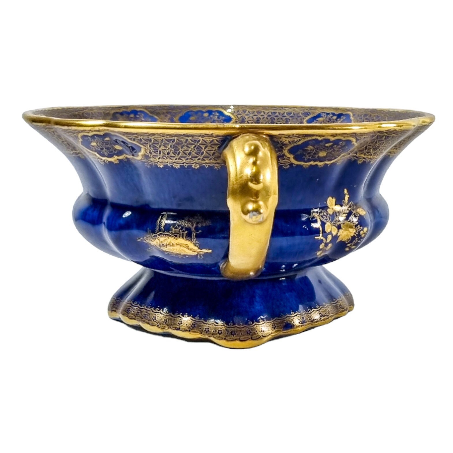 Large Art Deco Wilton Ware Centrepiece Two-handled Bowl, AG Harley ...