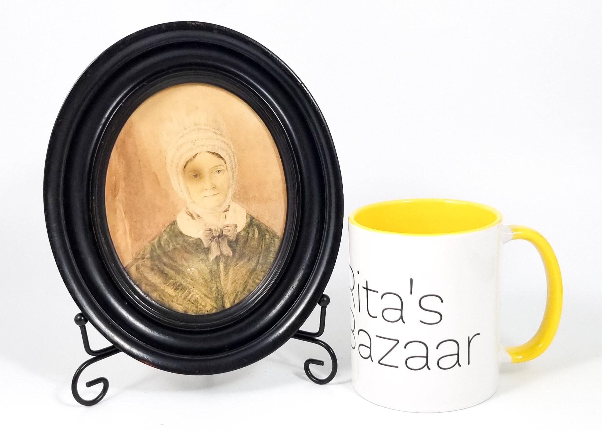 Watercolor Painting Art & Collectibles Victorian watercolour miniature ...