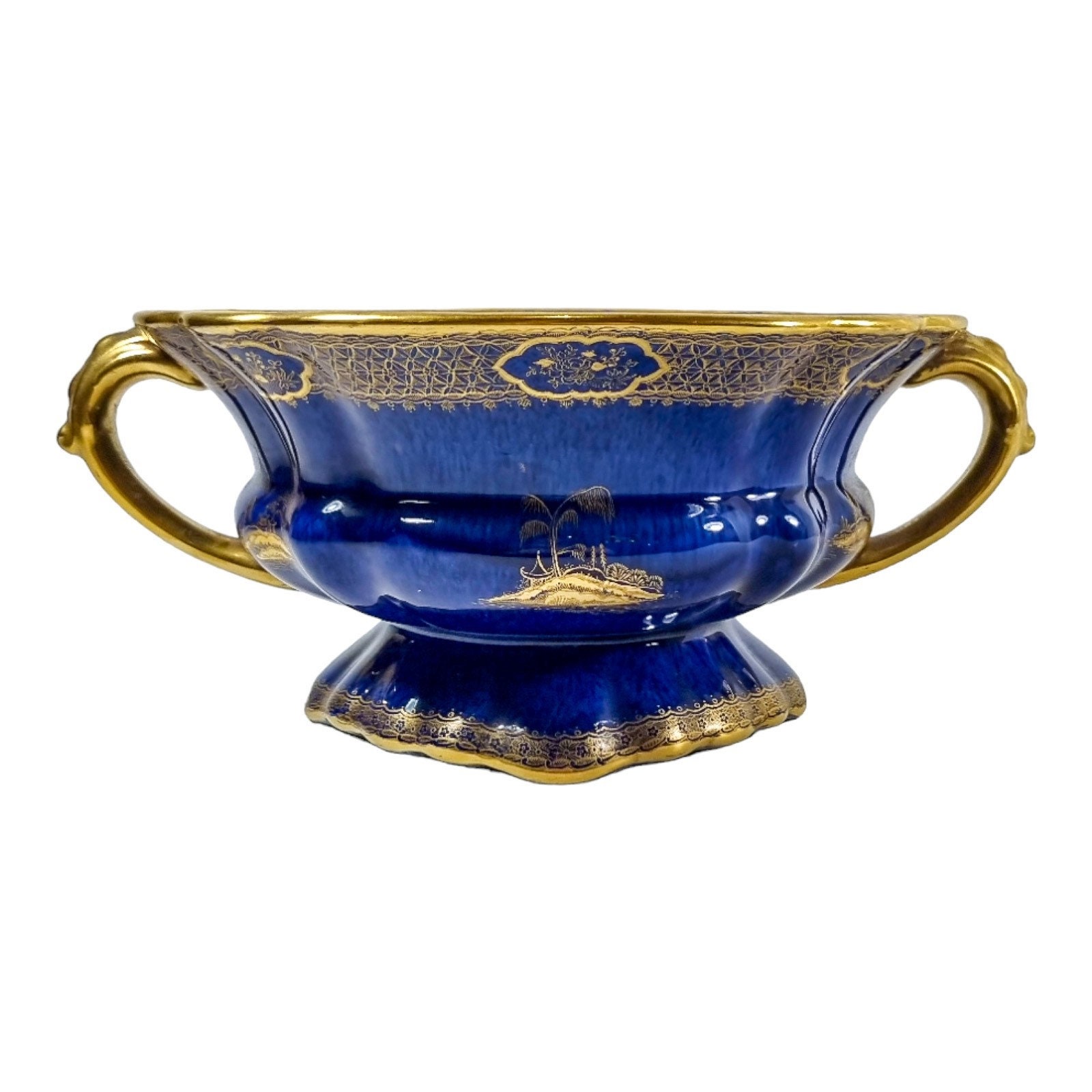 Large Art Deco Wilton Ware Centrepiece Two-handled Bowl, AG Harley ...
