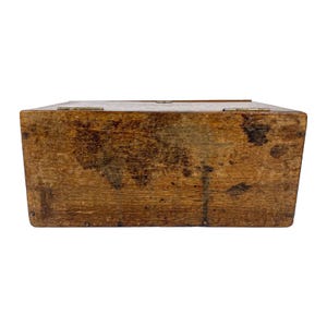 Victorian Stationery Letter Correspondence Oak Box With 3 Compartments ...