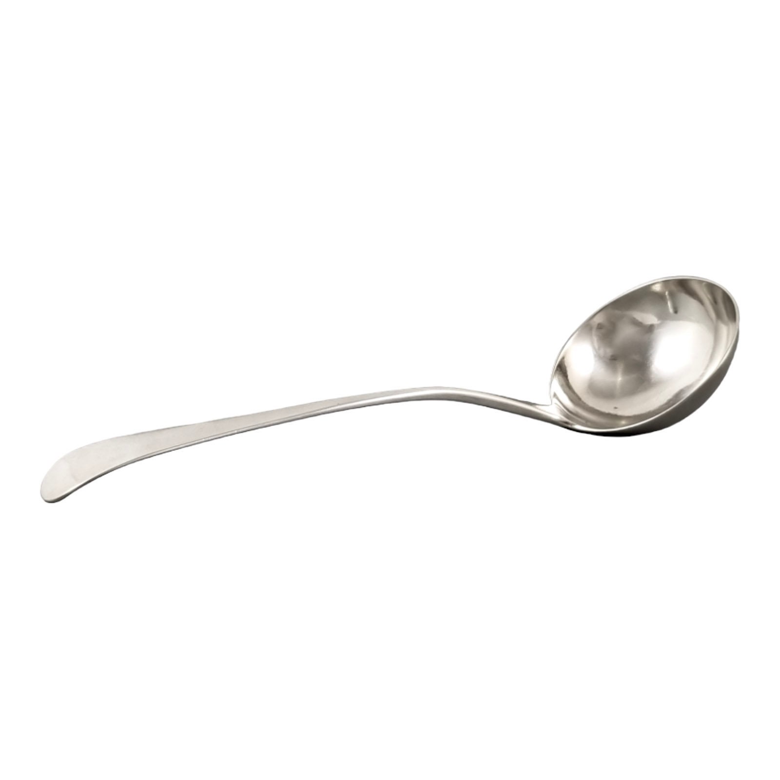 Danish Art Deco solid silver fluted sauce / cream ladle by Grann ...