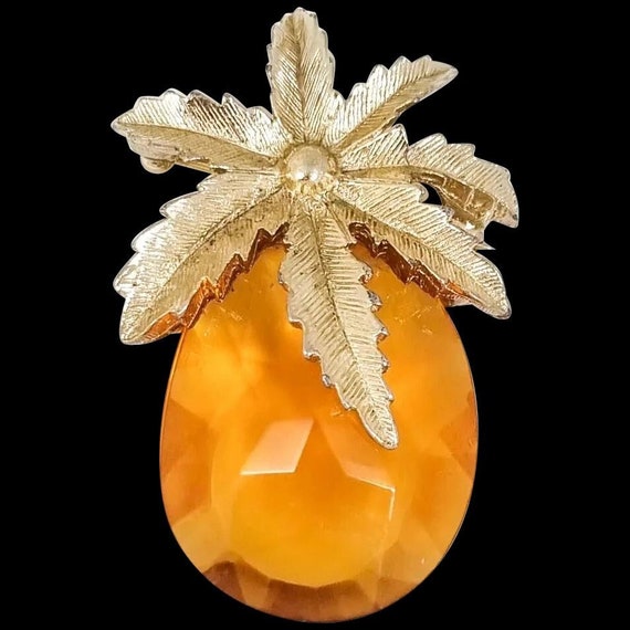 Vintage 1970's Amber Glass Sarah Coventry Novelty - Etsy