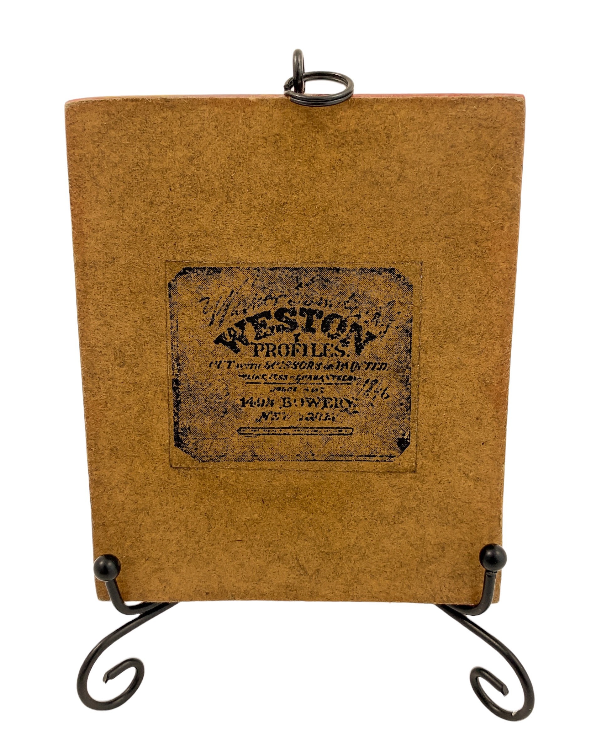 Antique 1850s Pair of Weston Profiles Colour Print Portrait Miniatures ...