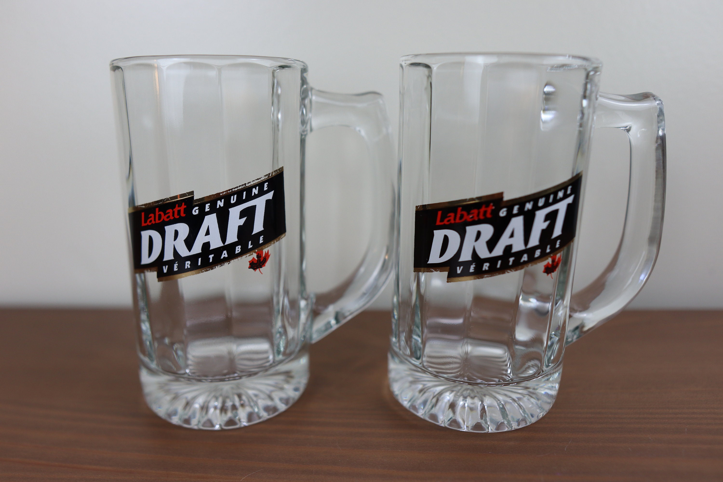 Drink & Barware Pair of 2 Vintage 1990s Labatt Genuine Draft Canadian ...