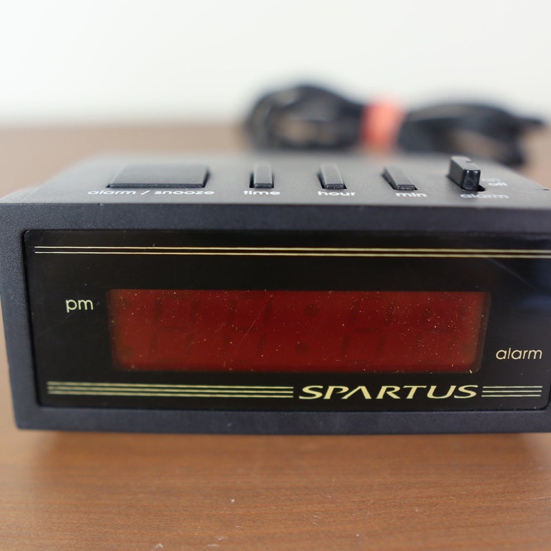 Spartus Alarm Clock - Etsy