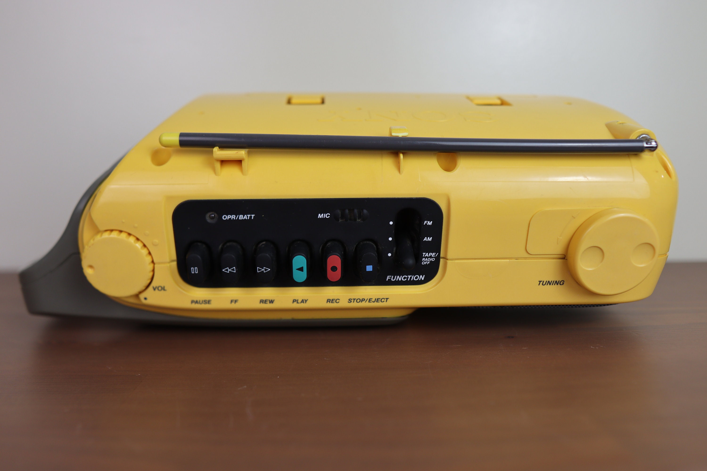 Rare Vintage 1990s Sony Sports Portable Yellow Radio - Etsy
