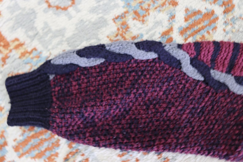 Rare Vintage Late 1980s Randy River Mens Large Knit Cardigan Sweater - Etsy