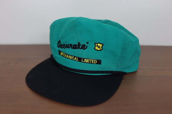 Vintage 1980s Accurate Mechanical Limited Trucker Cap… - Gem