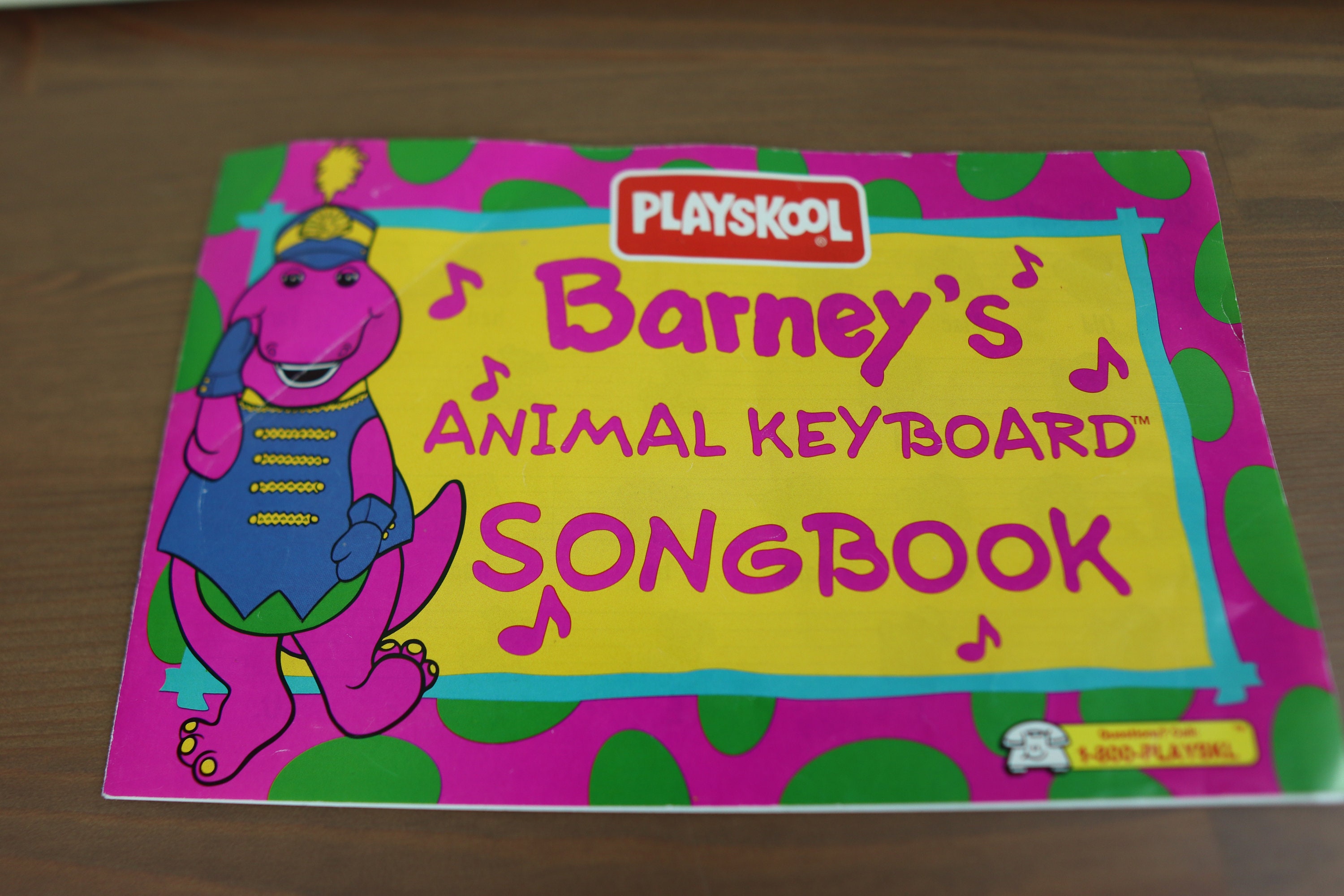 Rare Vintage 1990 Playskool Barney's Animal Keyboard With - Etsy